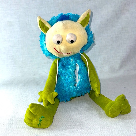 Scentsy | Toys | Scentsy Buddy Gilly The Cuddle Monster Plush Crinkle Ears Blue Dragon Hoodie ...